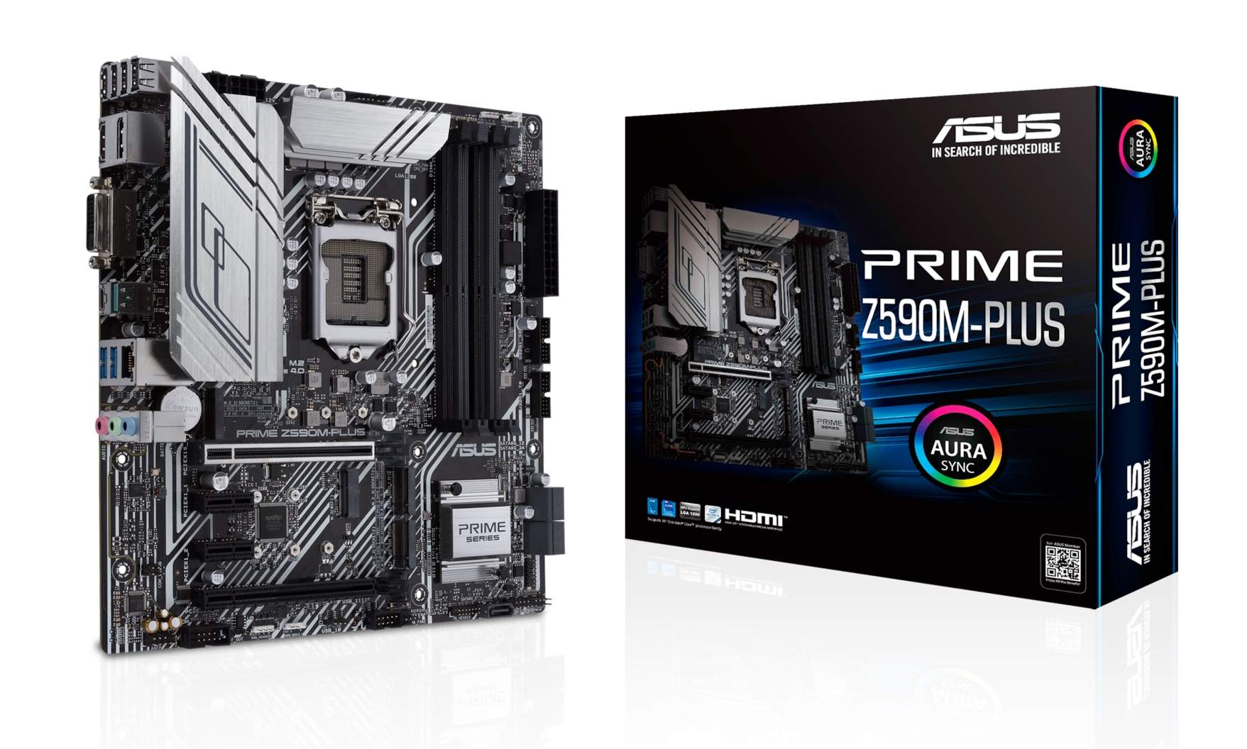 Asus Prime Z590M-PLUS, Intel LGA1200, Z590, 2xPCI Express, MicroATX ...