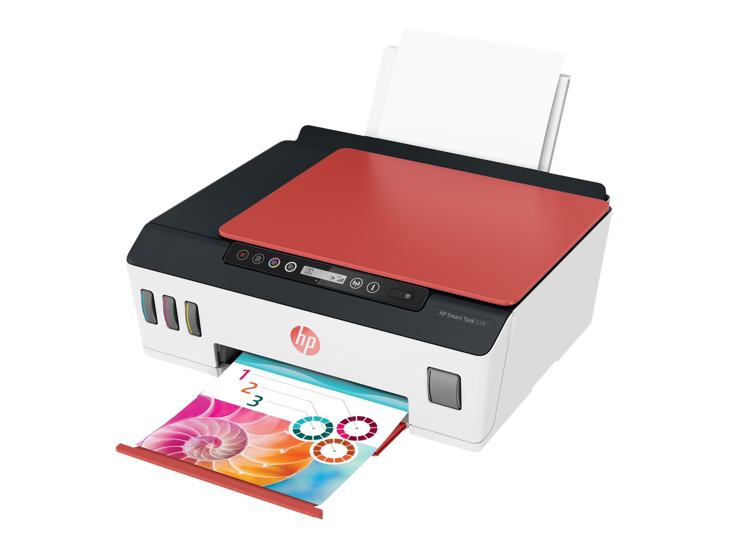 HP Smart Tank Wireless 519 All-in-One, skrivare + scanner + kopiator ...
